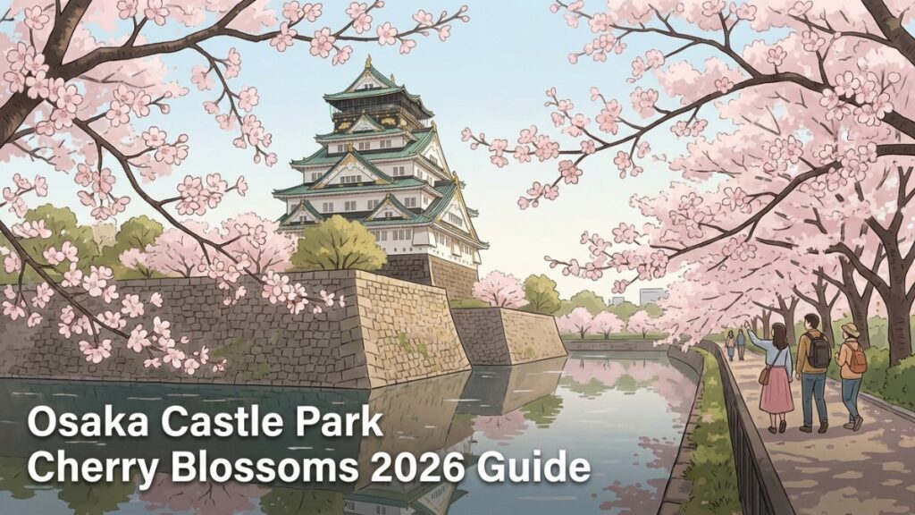 Osaka Castle Park Cherry Blossoms 2026 Guide | Osaka Map | Osaka Travel ...